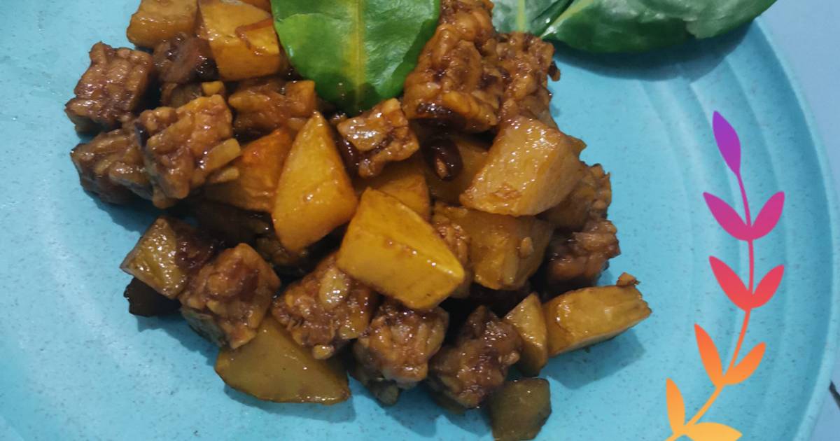 Resep Kentang tempe kecap oleh Piyo Kitchen 🎀 - Cookpad