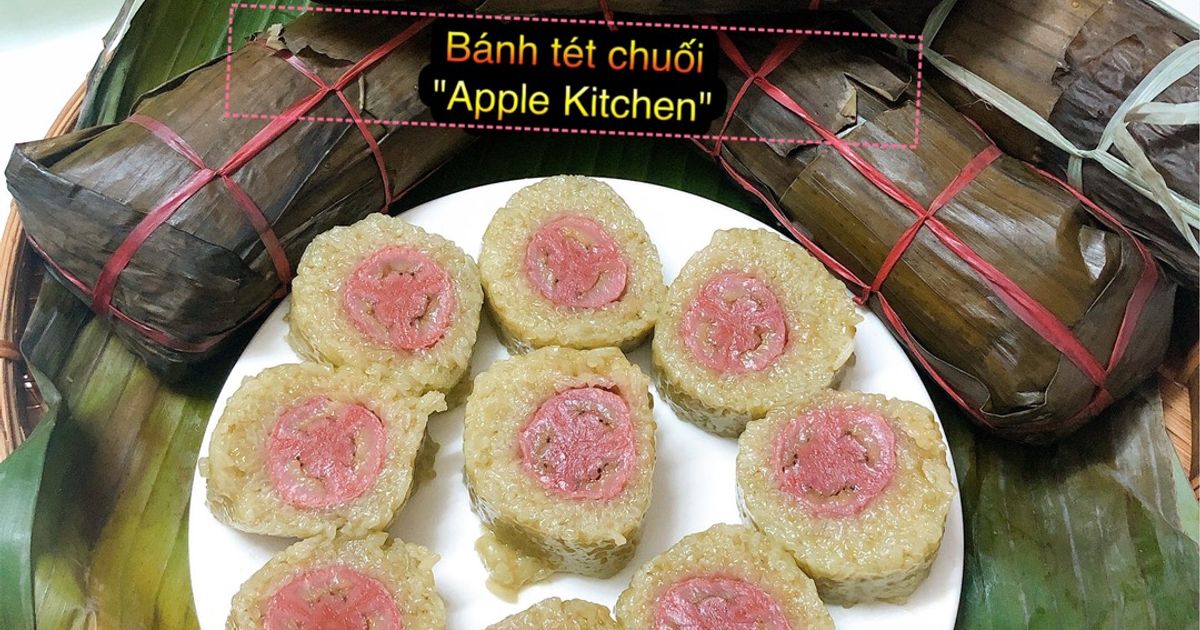 Banana And Mung Bean Bánh Tét Recipe By Apple's Kitchen