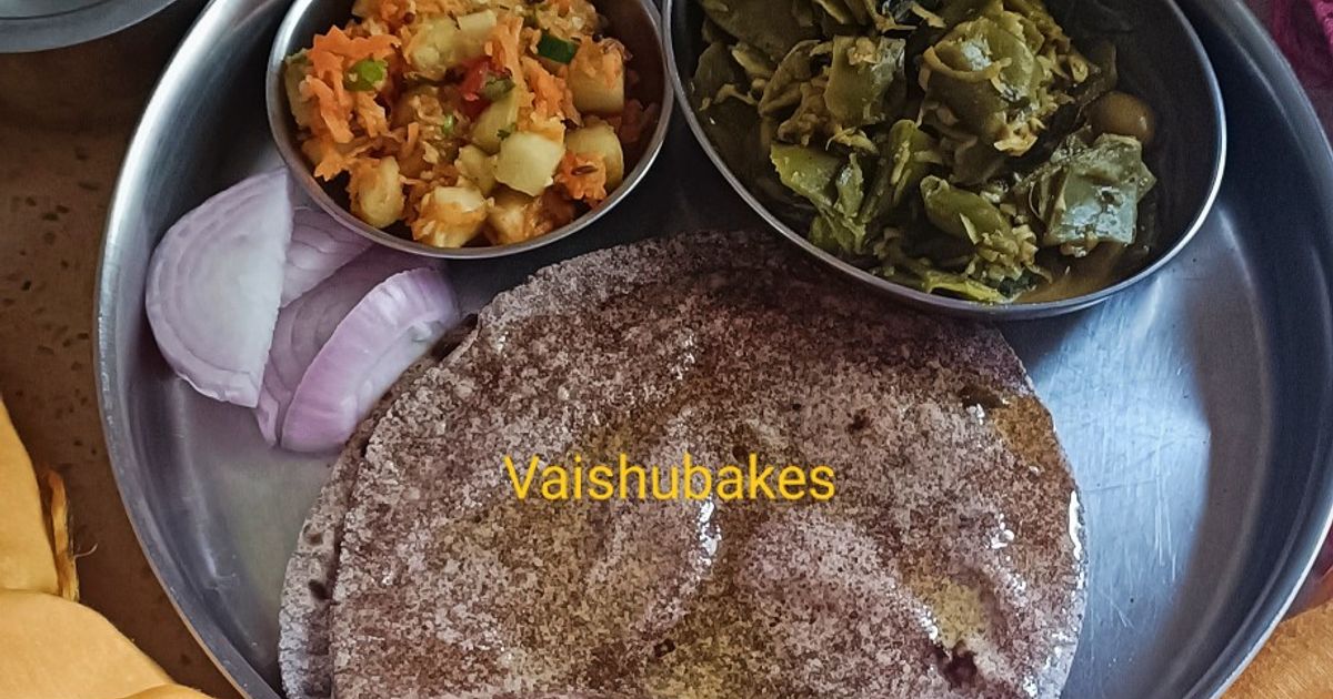 Ragi Roti And Vaal Beans Subji Recipe by Vaishali Suhas - Cookpad
