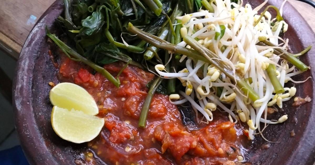 48 resep plecing kangkung kukus enak dan mudah - Cookpad