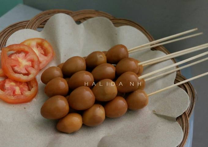 Resep Sate Telur Puyuh oleh Halida Nh - Cookpad