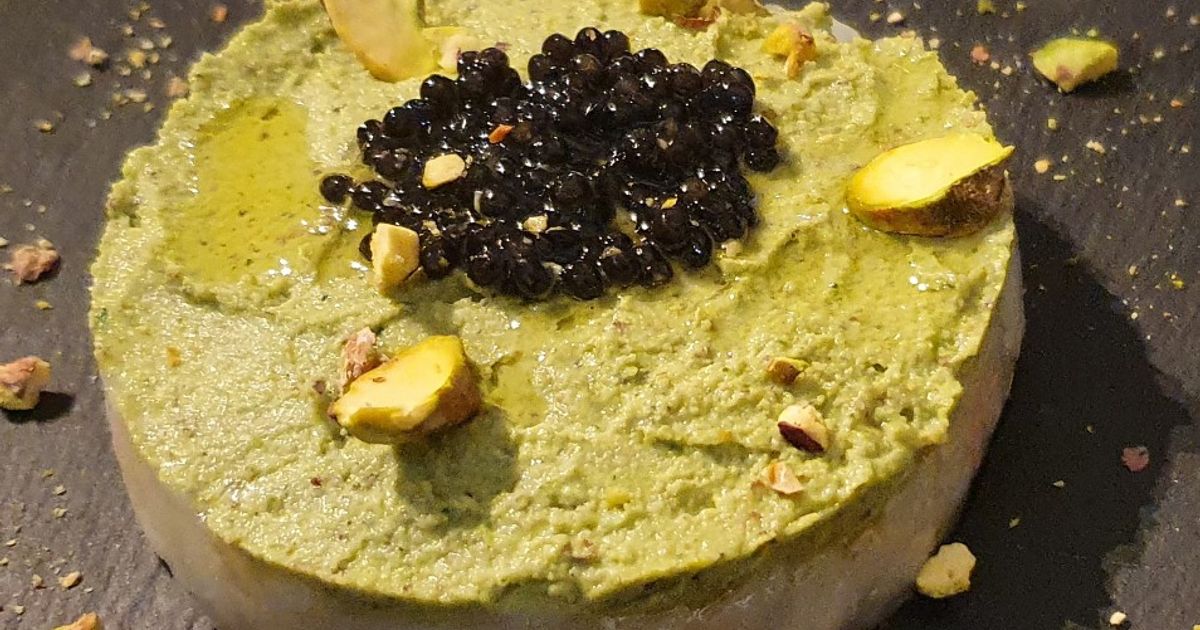 Scampi Tartare With Broccoli Pistachio Pesto And Caviar Recipe By ...