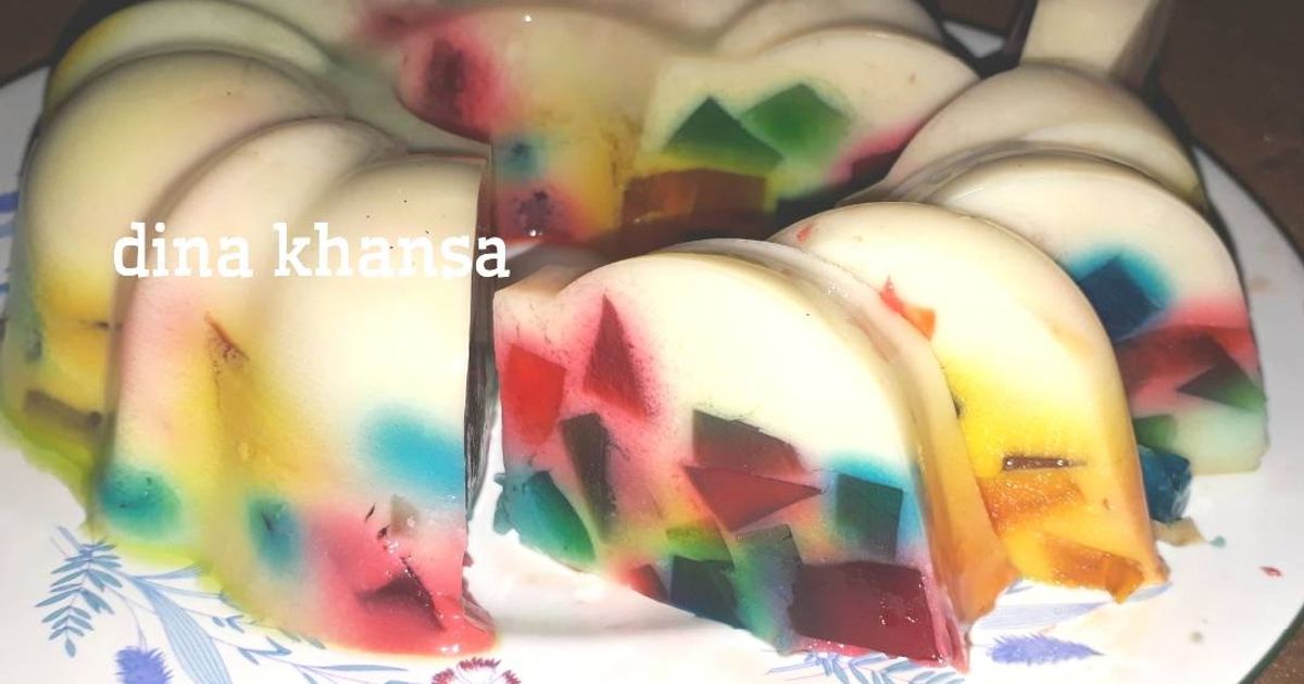 Resep #15 Puding Mozaik Kaca oleh Dina_Khansa - Cookpad