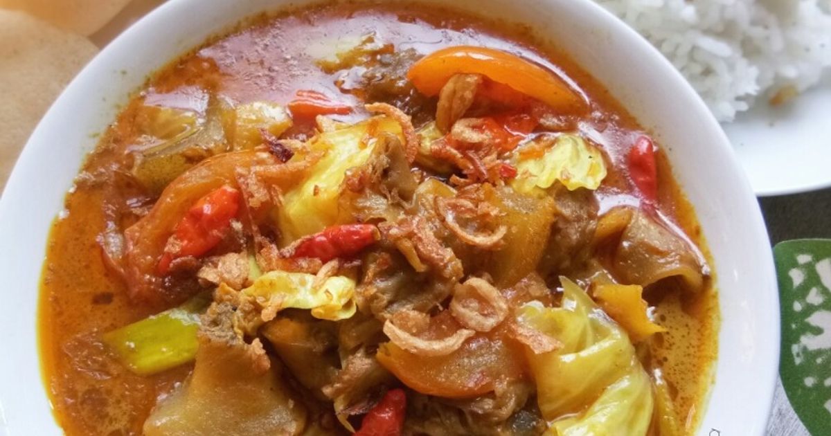 Resep tongseng kikil sapi kecap rumahan enak dan mudah - Cookpad