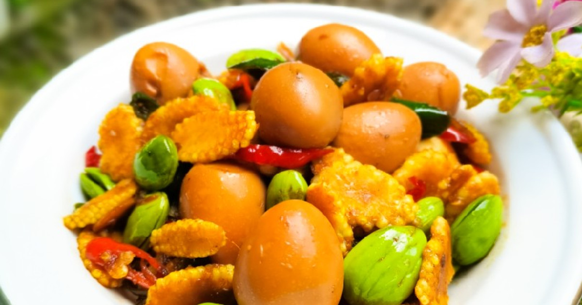 Resep Oseng Putren Pete Telur Puyuh oleh Mba Wen - Cookpad