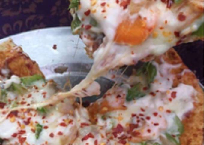 Pan cheese pizza Recipe by Anju Choubey - Cookpad