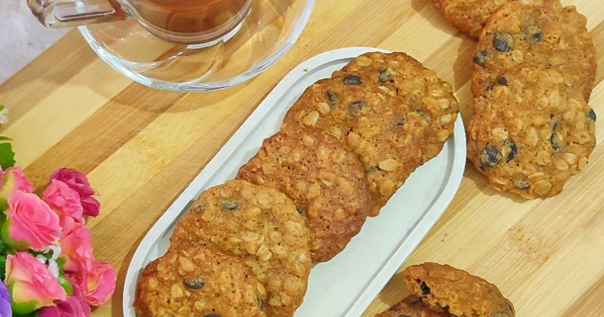 Resep Oatmeal Chocochip Cookies oleh Heti - Cookpad
