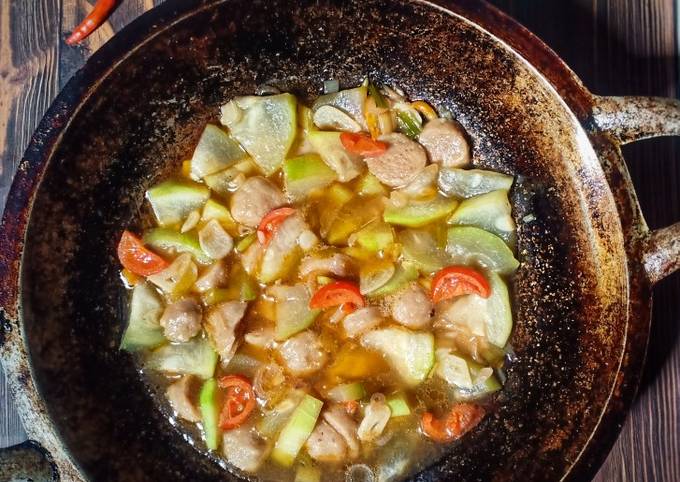 Resep Tumis Labu Air Bakso oleh Oknisa Carolina - Cookpad