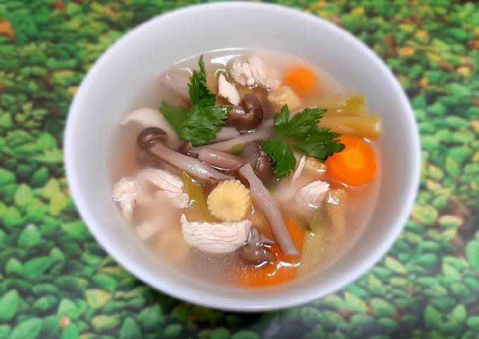 Resep 607. Sup Ayam Jamur oleh tehitaa - Cookpad