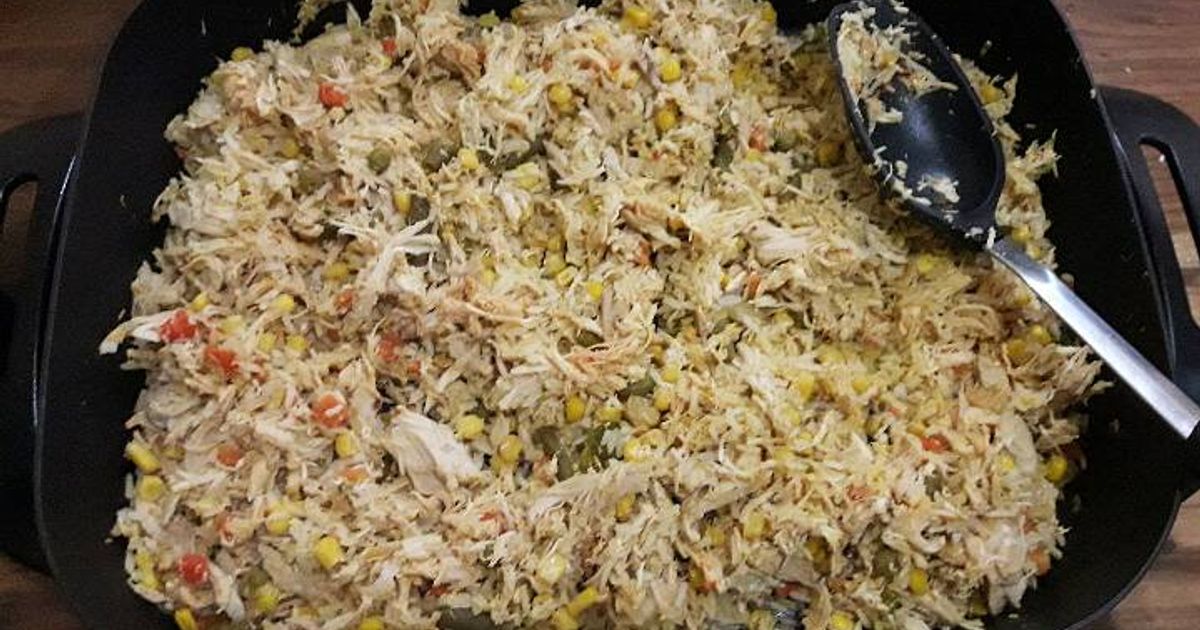 Arroz Con Pollo Arreglado Receta de Monii Oviedo- Cookpad
