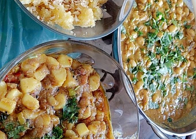 HALWA CHANNA Breakfast Recipe by Farva - Cookpad