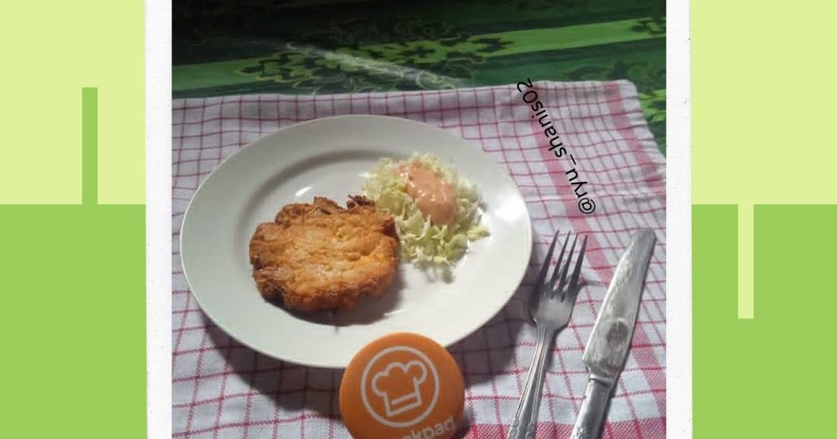 Resep 20 BA. Steak Tahu dengan Salad 🥗 oleh Shafira Dwi Annisa - Cookpad