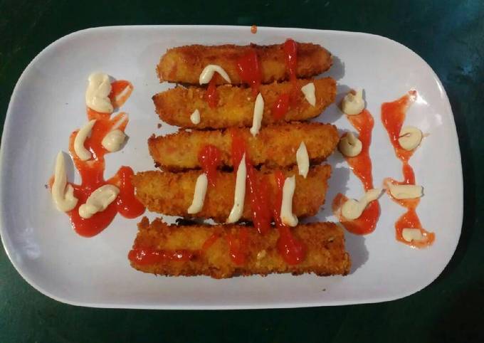 Resep Nuget kentang sosis oleh juli eka - Cookpad