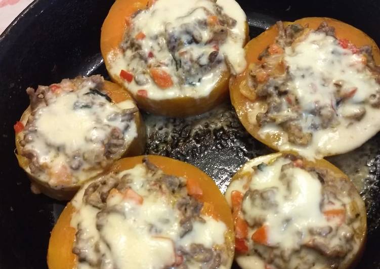 Zapallo anco relleno Receta de cami - Cookpad