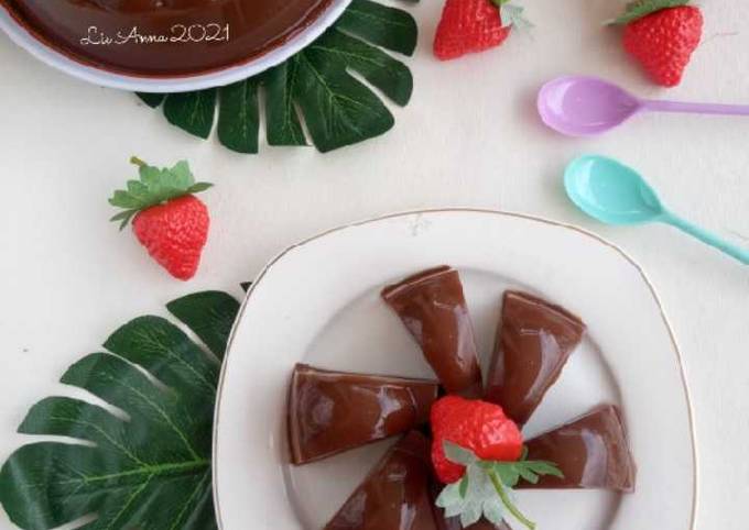 Resep Pudding Coklat Ekonomis oleh 李安娜💖 - Cookpad