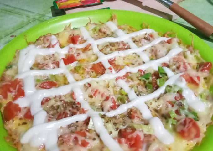 Resep Pizza kentang no tepung oleh Bunda Asy Syifa - Cookpad