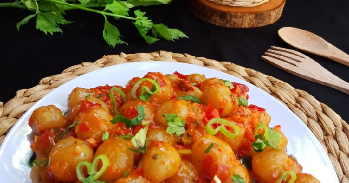 Resep Bacil (Bakso Cilok) Pedas oleh Tatik Sugiati - Cookpad