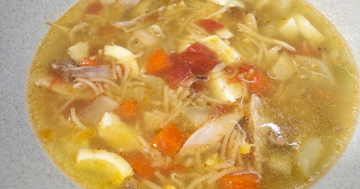 Sopa De Pollo O Menudillos Receta de Miguelo Ferrer Alberich - Cookpad
