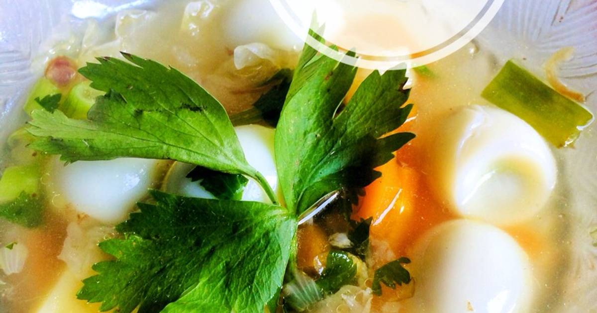 Resep Sop Telur Puyuh oleh Dapur Risky - Cookpad