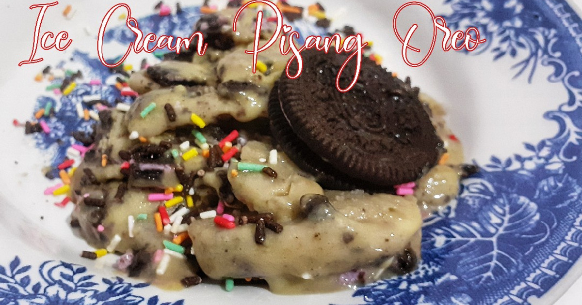 Resep Ice Cream Pisang Oreo oleh Mama Rara - Cookpad