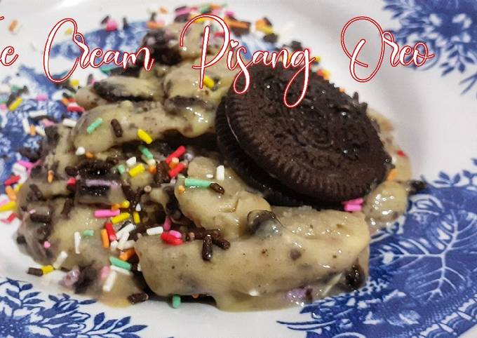 Resep Ice Cream Pisang Oreo oleh Mama Rara - Cookpad