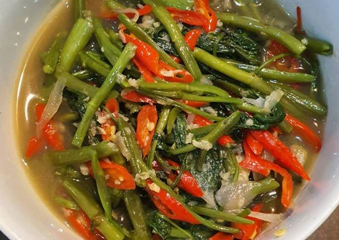 Resep Kangkung cah Terasi oleh clairine - Cookpad Resep Kangkung cah Terasi oleh clairine - Cookpad