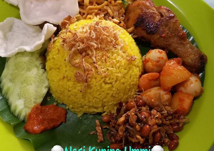 Resep 🍚🥒 Nasi Kuning Ummi🍗🥚 oleh Faizah Fahmi - Cookpad