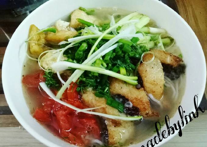Cách Làm Món Bún riêu cá của Phương Linh Lê - Cookpad