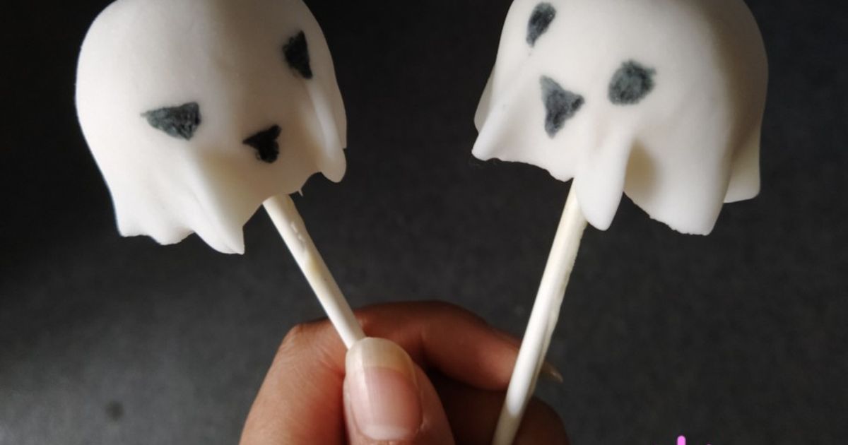 Geister Cake Pops Rezept von Nasch-deko.de - Cookpad
