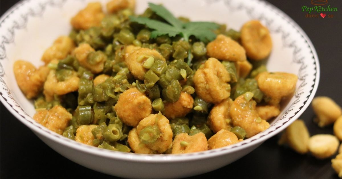 Fansi Moong Wadi Nu Shaak/Fansi Moong Wadi Sabji Recipe by Swapna - Cookpad