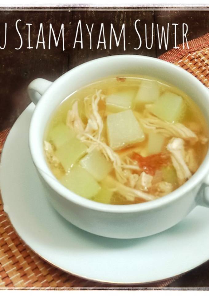 Resep Sup Labu Siam Ayam Suwir oleh Aini mama 2N 2R - Cookpad