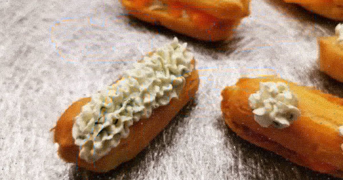 Savory éclairs Recipe by Sheron Sabbah