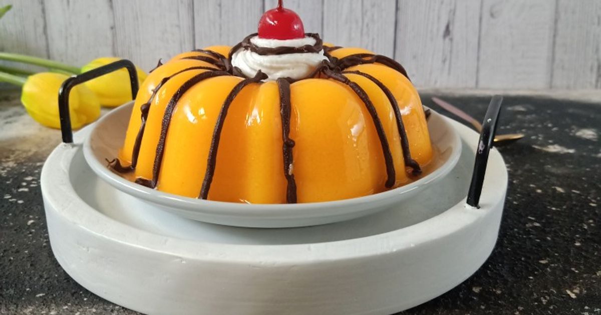 Resep Webtoon Mango Pudding oleh Nauzaery Setyo - Cookpad