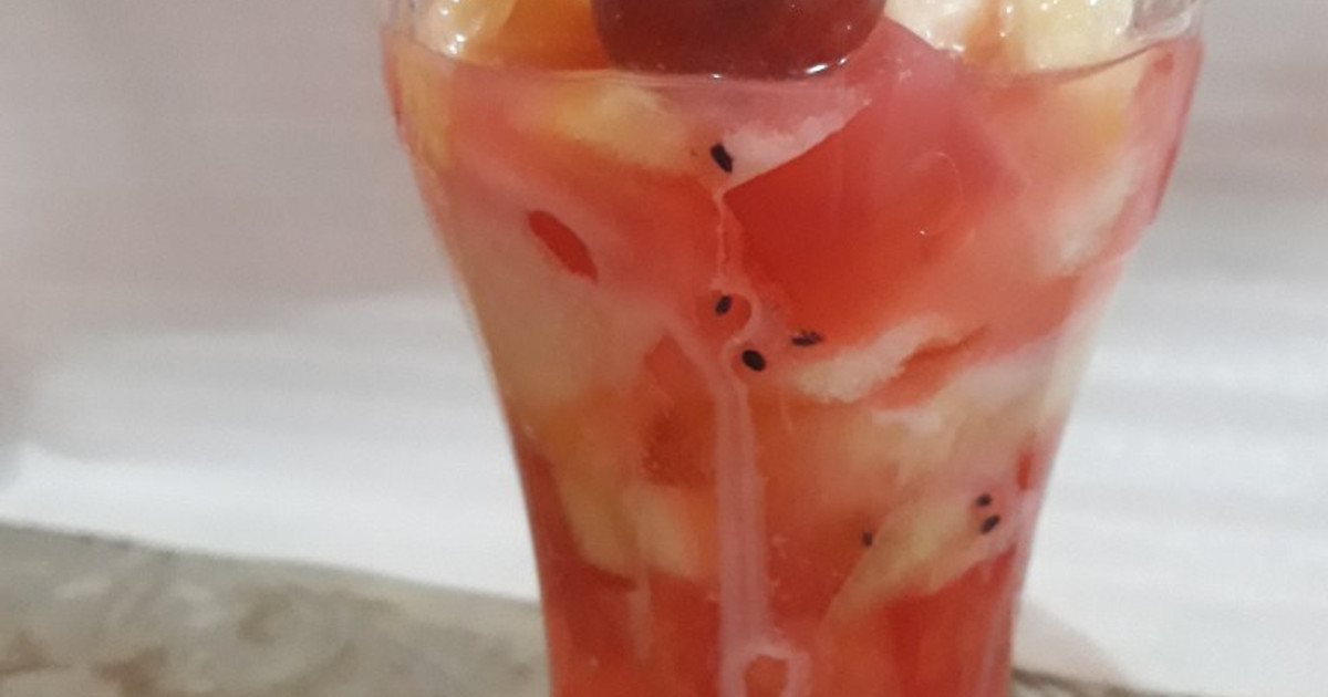 Resep Sop Buah Tropis Dengan Nata Decoco Kolang Kaling oleh Partiyah ...