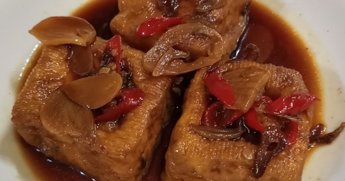 Resep Tahu Masak Kecap oleh tommy wiriadi putra - Cookpad