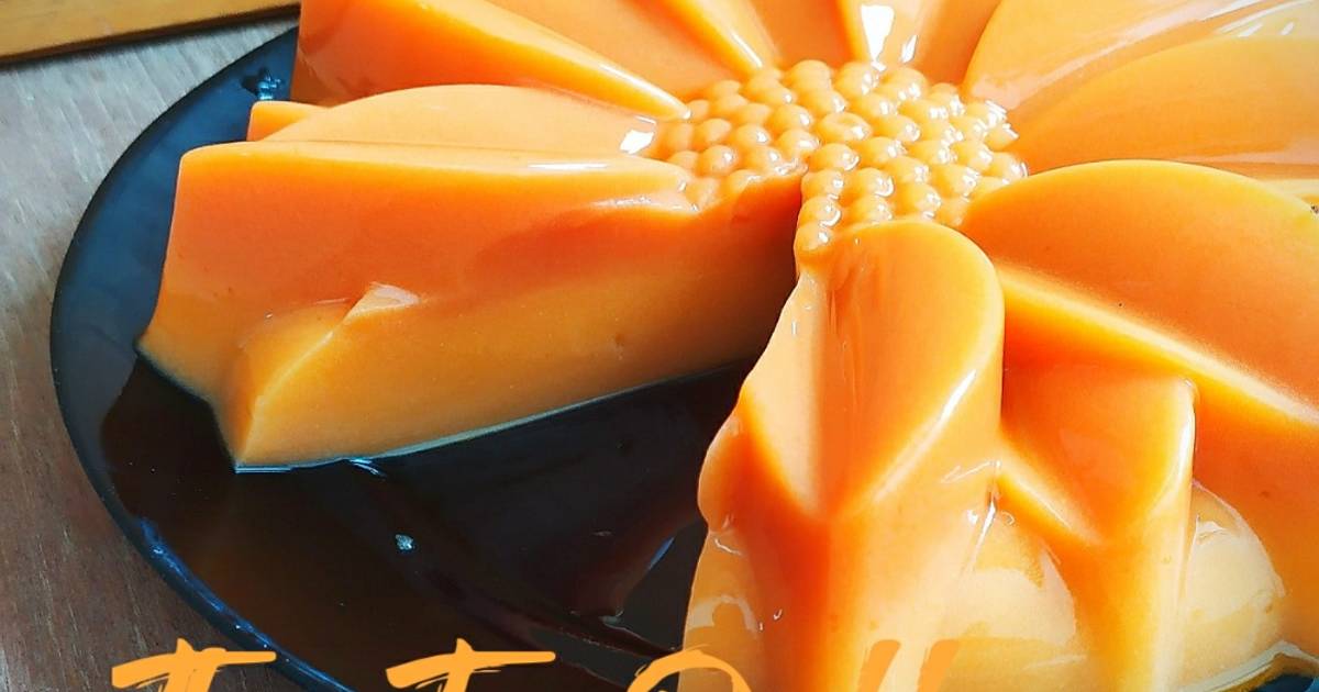 Resep Thai Tea Silky Pudding oleh Al Khair_kitchen - Cookpad