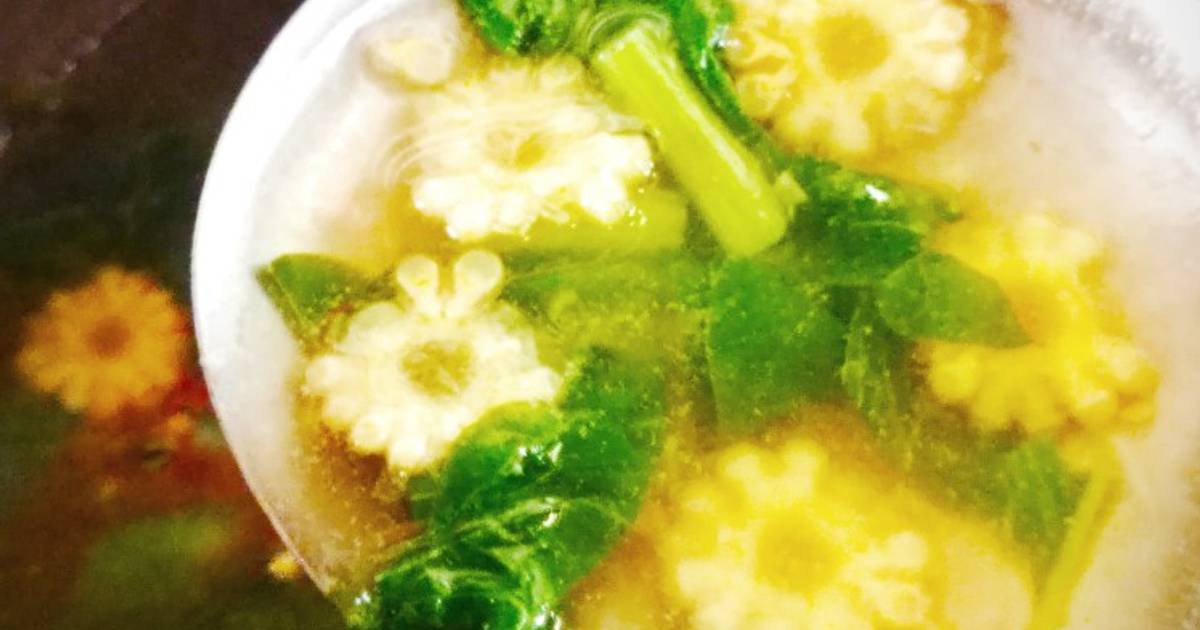 Resep Sup bayam dengan janten oleh Fit Ria - Cookpad