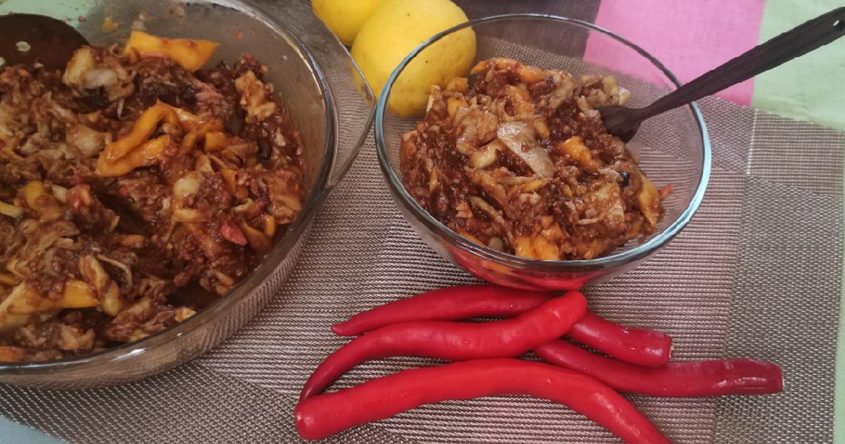 Resep rujak gobet kacang malang rumahan enak dan mudah - Cookpad