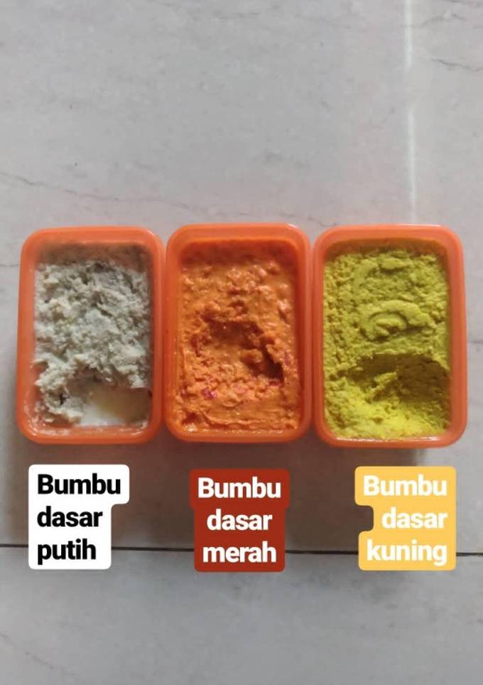 Resep Bumbu dasar merah, putih, kuning (basic seasoning) oleh Kanditha ...