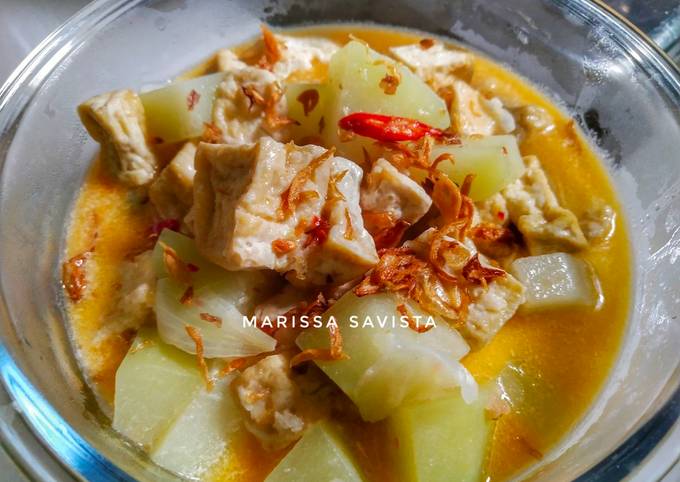Resep Sayur Lodeh Labu Tahu oleh Marissa Savista - Cookpad