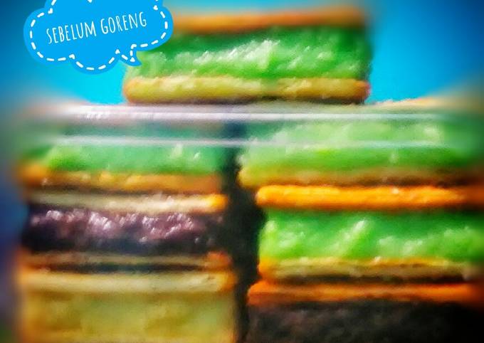 Resep Gabin vla susu 3 rasa oleh Umm.Fath Kitchen - Cookpad