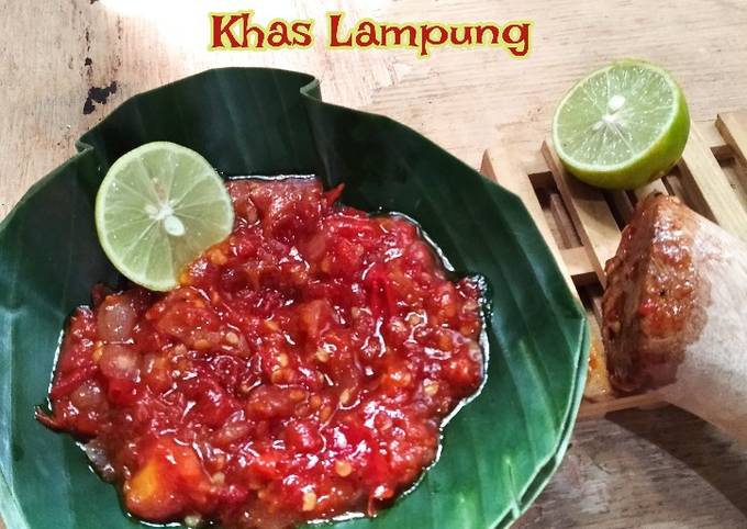 Resep *Sambel Seruit khas Lampung* oleh ati dewanthi - Cookpad