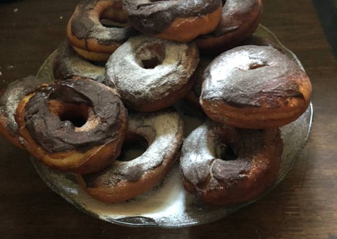 Donas de chocolate Receta de CATALINA LATORRE- Cookpad