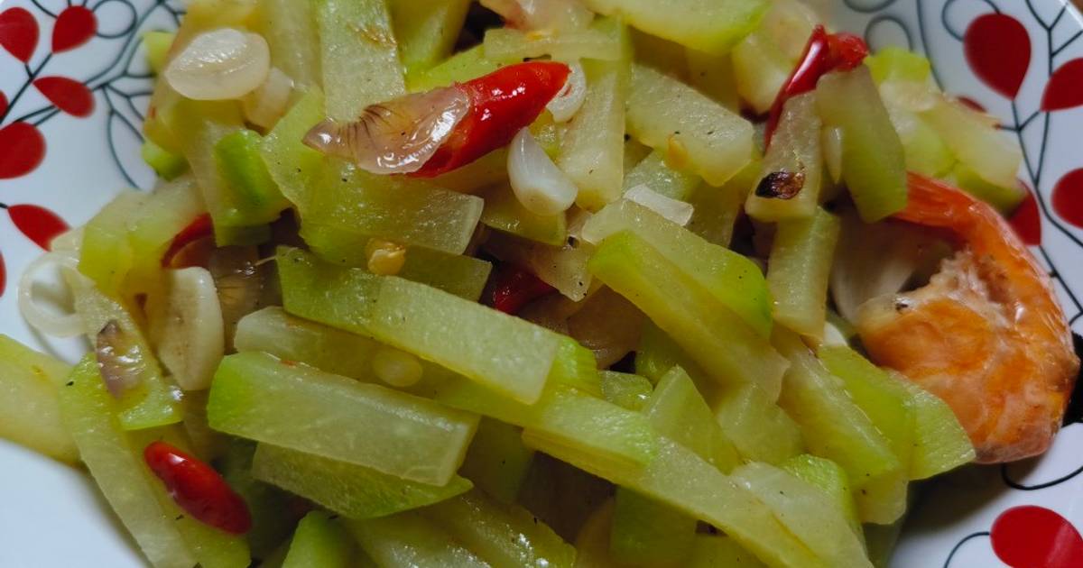 574 resep labu siam tumis udang enak dan mudah - Cookpad