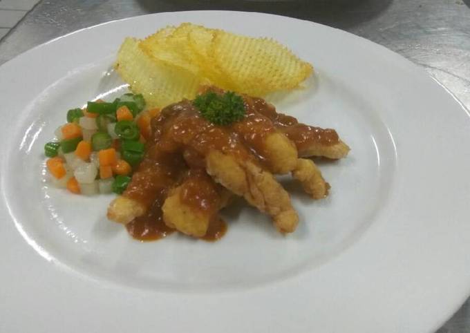 Resep Fish gujon with brown sauce oleh The Chef - Cookpad