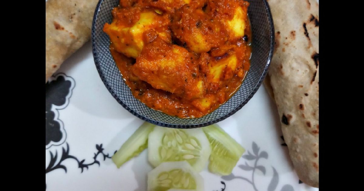 Dhaba Style Paneer (Without Onion And Garlic) Recipe by Neelima Mishra ...