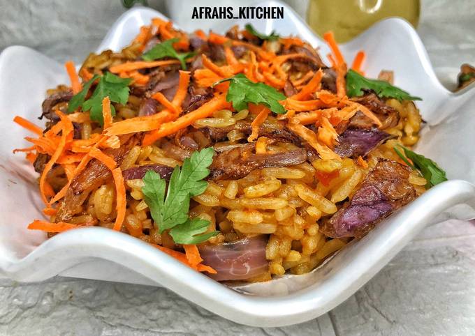 Jollof din shinkafa girki daga Afrah's kitchen - Cookpad