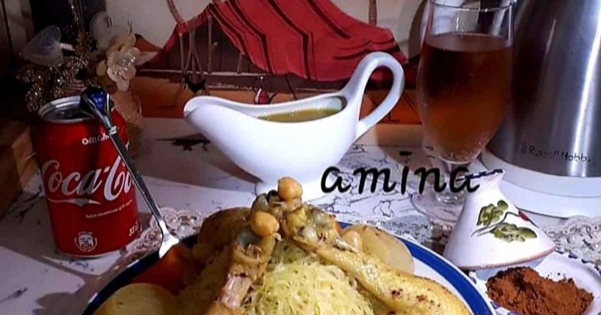 Rechta à La Sauce Blanche 😘😍 de Amina Kitchen - Cookpad