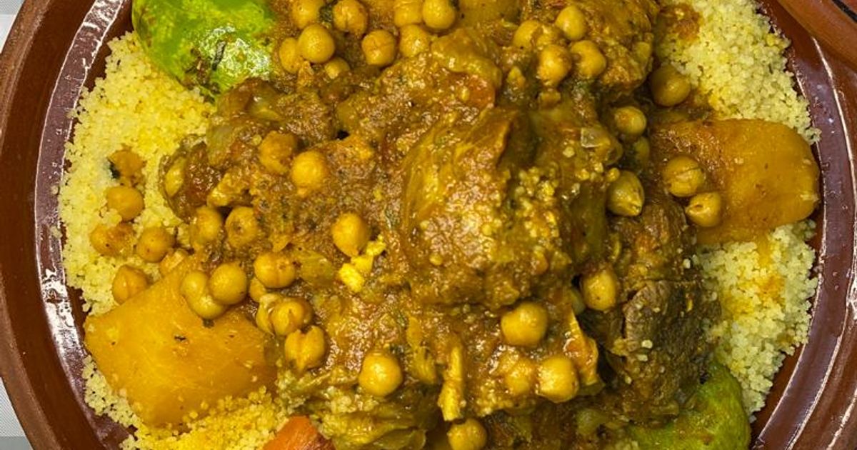 Moroccan Couscous With Meat – My Special Recipe 🇲🇦 Recipe By الشيف ام ...