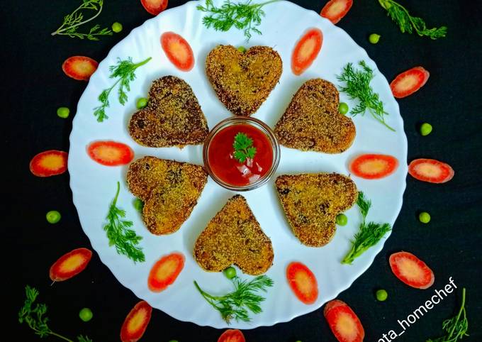 Vegetable Cutlet Recipe by Mamta Pandya - Cookpad